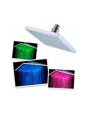 Regadera con luz LED para baño Anbec