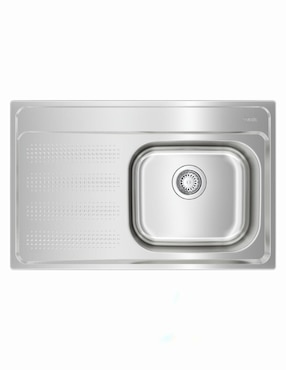 Tarja de acero inoxidable Teka con escurridor izquierdo Galaxy 800 T-XP 1B