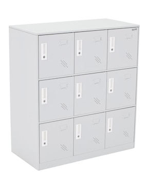 Locker Guardex Locker de 9 puertas acero inoxidable